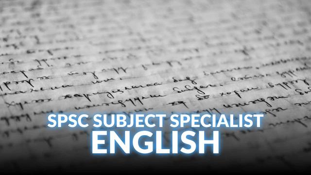 SPSC Subject Specialist English Course - Tabir Academy